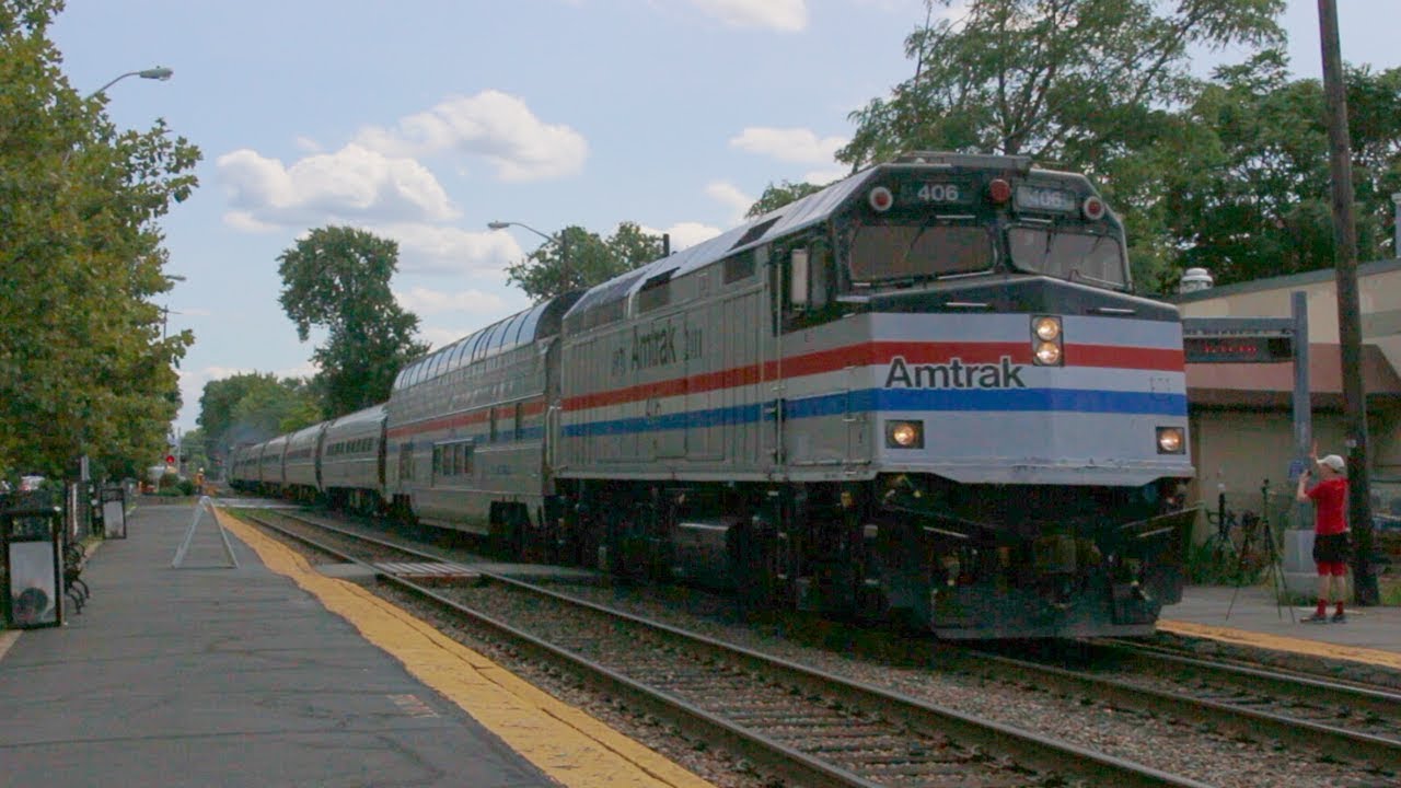 Railfanning West Medford, MA With MDTX #1056, AMTK #406 and The Amtrak ...