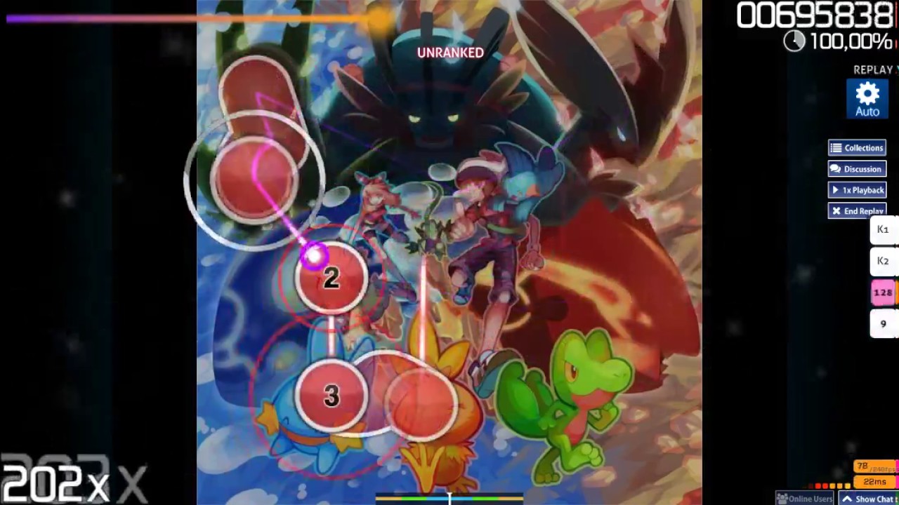 Osu - Fight! Elite Four from Pokemon - YouTube