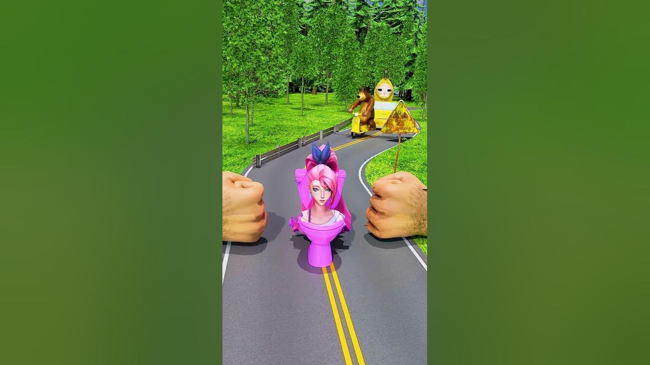 Funny Pets Car Road Block Game#shorts - YouTube