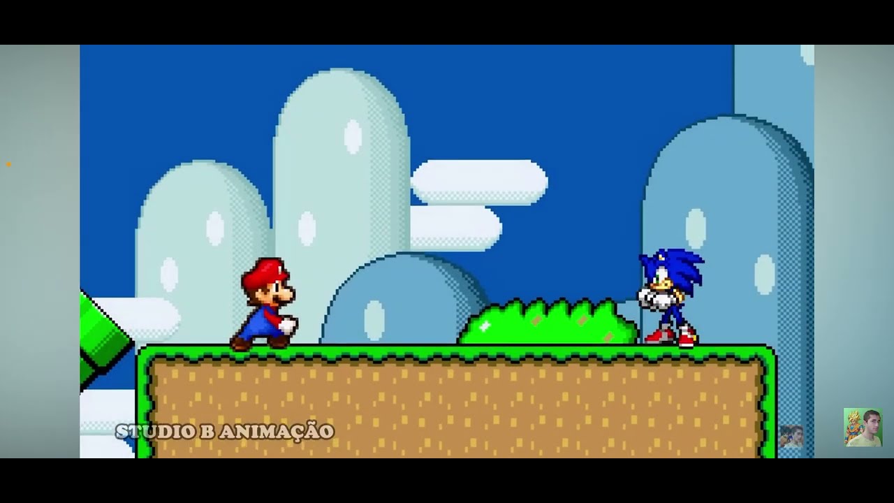Mario vs Sonic from Studio B Animation - YouTube