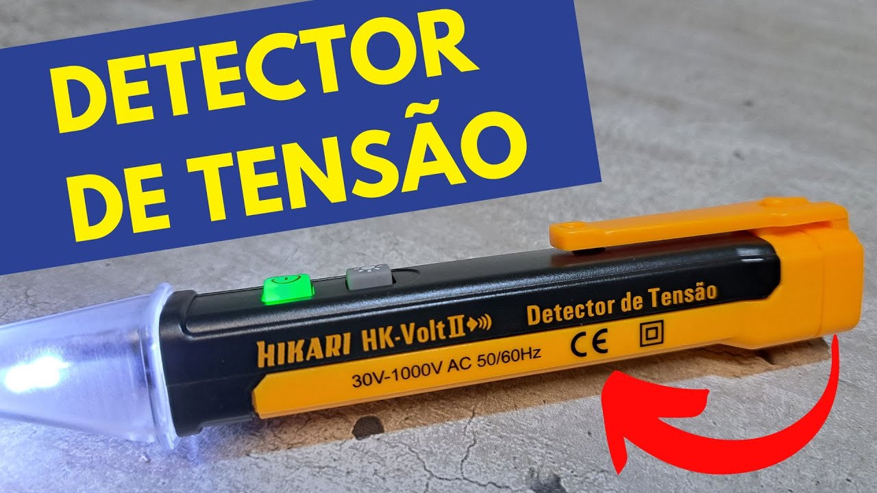 Detector de tensão, um equipamento indispensável para todo eletricista. Hikari HK-Volt II # ...