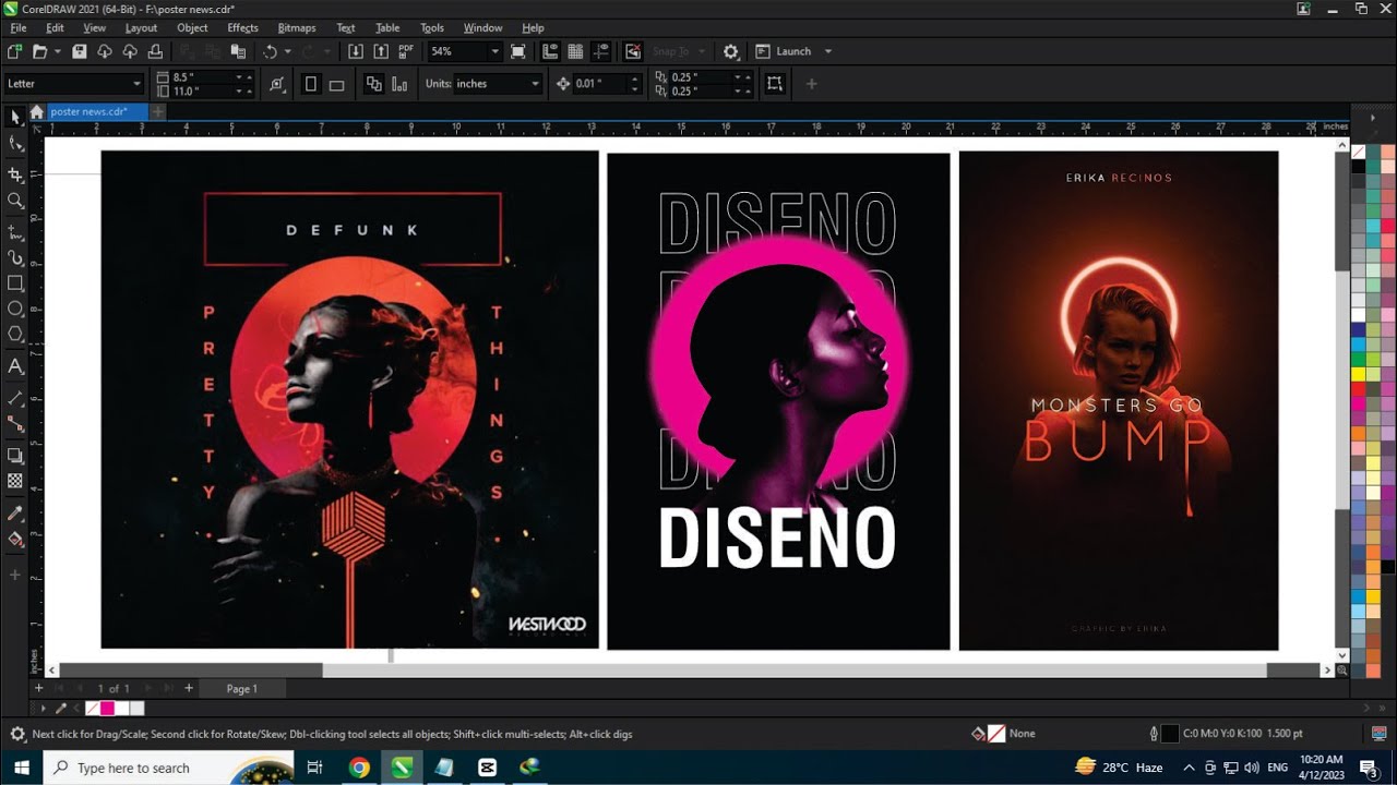 Amazing Coreldraw Poster Techniques for Beginners & Experts - Ahsan ...