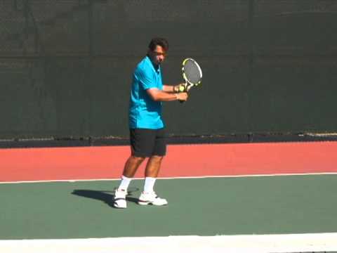 Tennis: Backhand Drop Hit Drill - YouTube