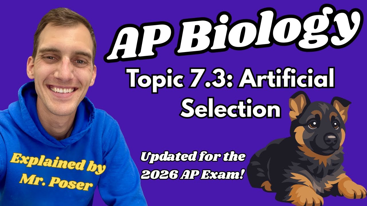 7.3 Artificial Selection - AP Biology (Updated 2025-2026) - YouTube