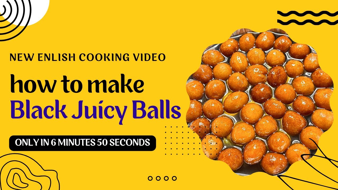 Sweet African balls | home made Gulab jamoon | this dish is just like ...