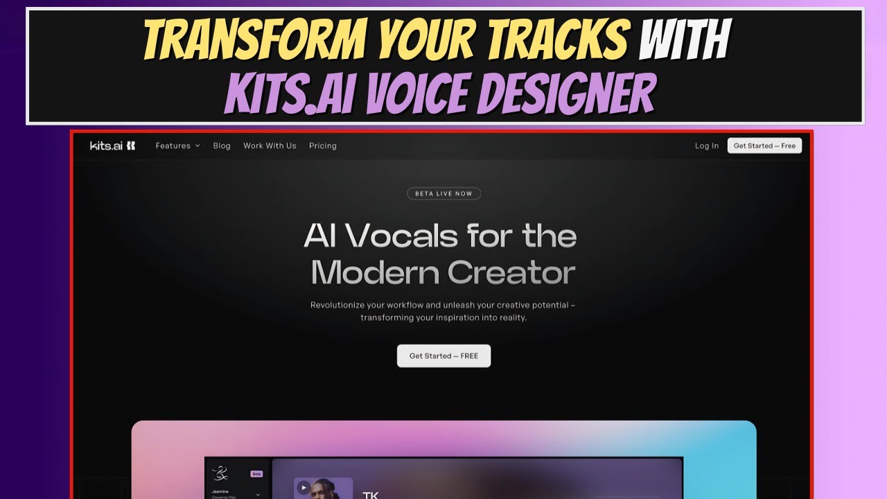 How to Transform Your Tracks with Kits ai Voice Designer - YouTube