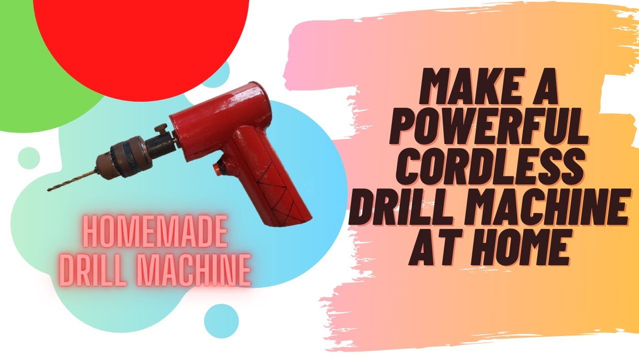 how to make drill machine at home | high speed drill machine | easy ...
