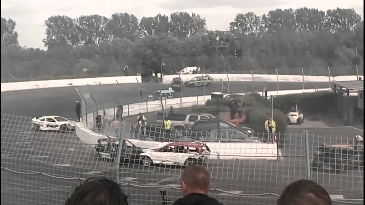 Speedway Warneton destruction derby 21 juin 2015 - YouTube