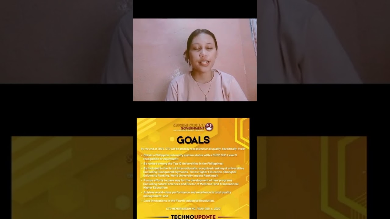 CTU VMGOs and Core Values - YouTube