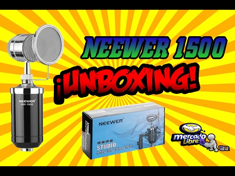 MICROFONO CONDENZADOR | NEEWER NW - 1500 UNBOXING ESPAÑOL LATINO - YouTube