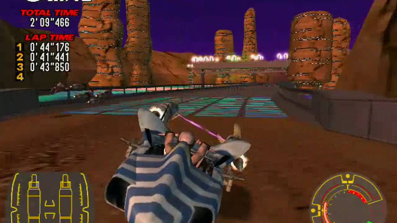 Star Wars Racer Arcade - Anakin Hard race - YouTube