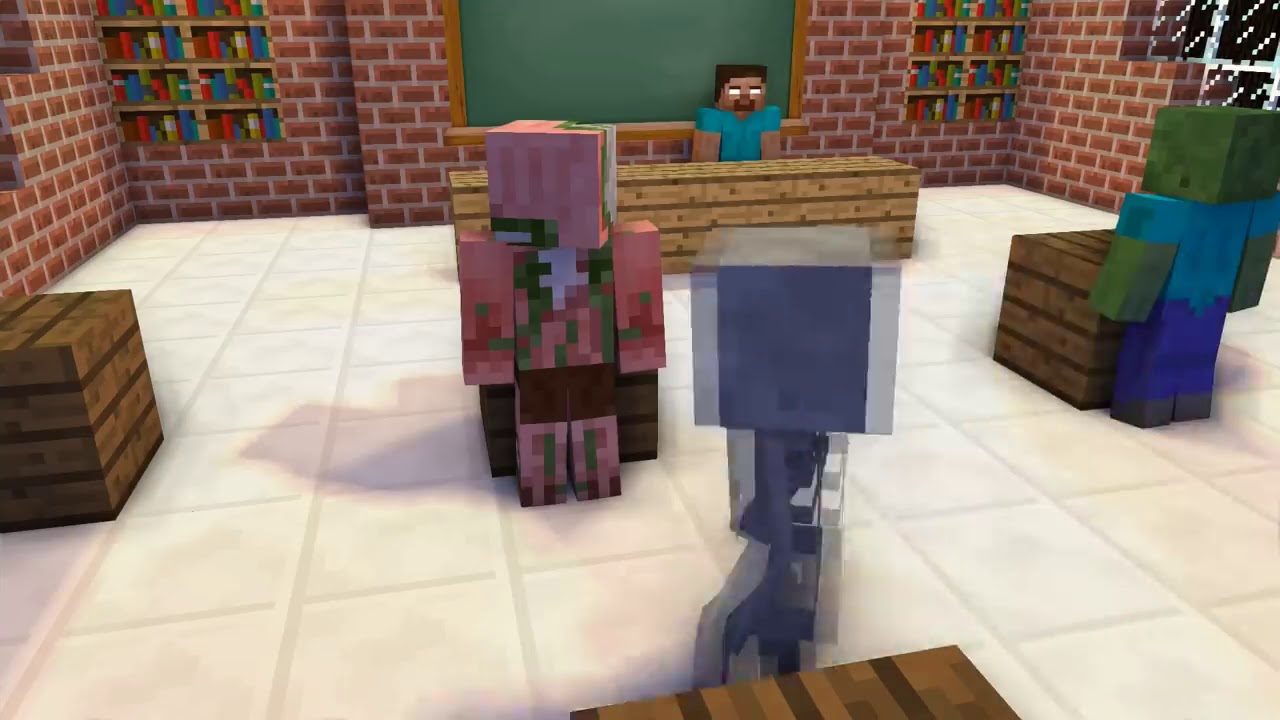 MONSTER SCHOOL Zombie Tsunami Challenge - Minecraft Animation - YouTube