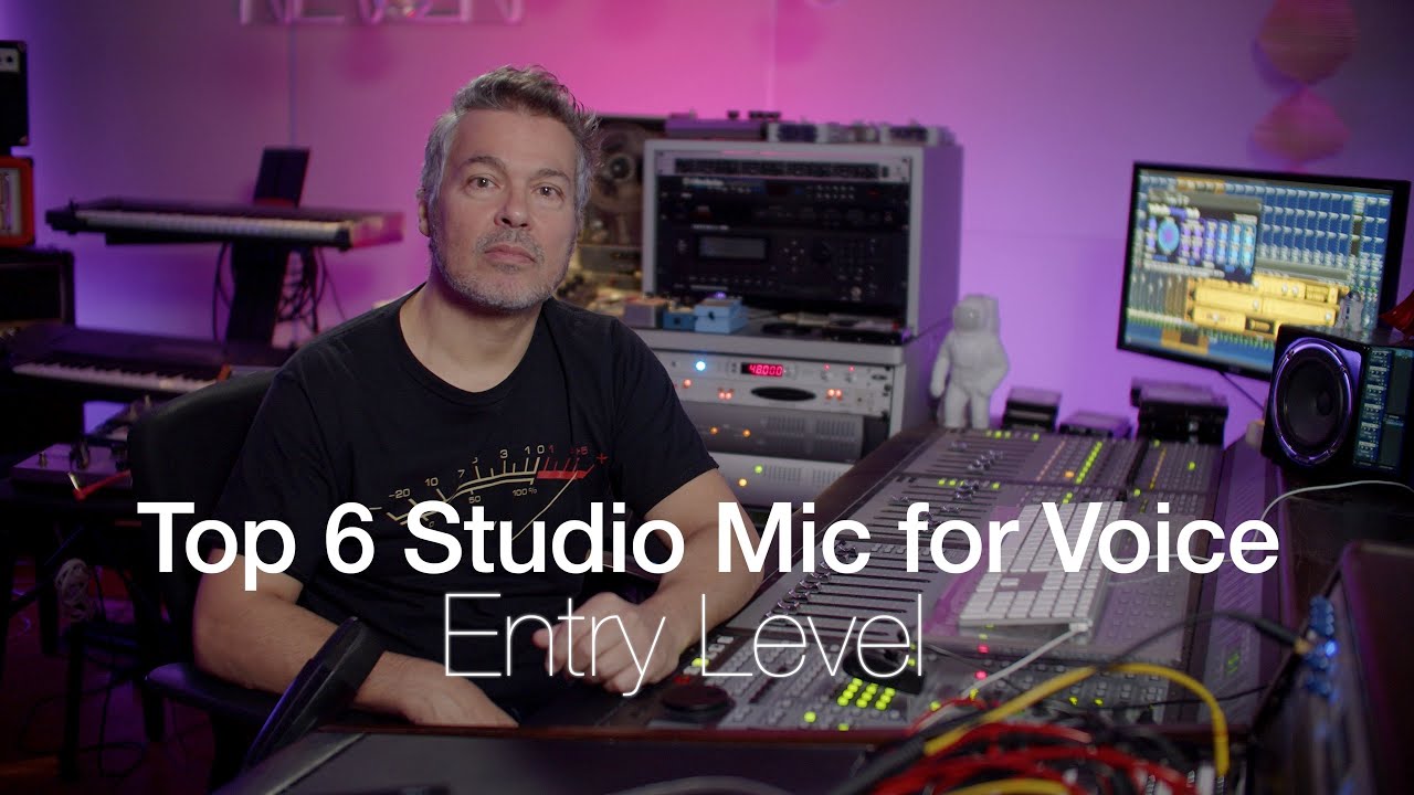 Top 6 Studio Mic for Voice - Entry Level - YouTube