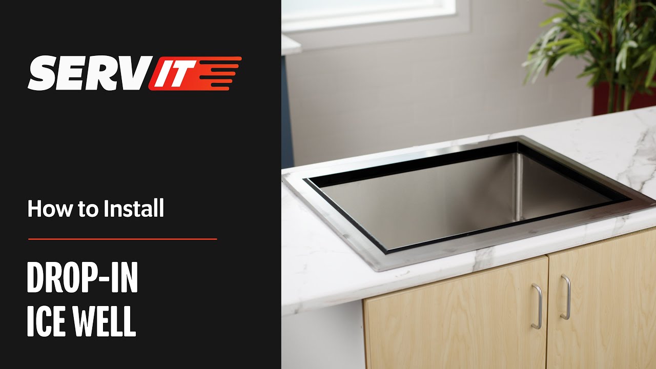How to Install Servit Drop-In Ice Well - YouTube