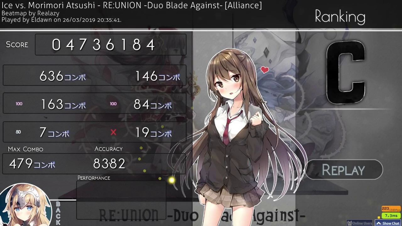 Osu! - RE:UNION -Duo Blade Against /Realazy\ [6.91★] - YouTube