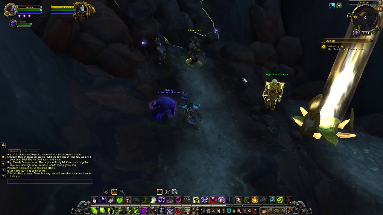 An Alliance Warlock in Argus - patch 7.3 - YouTube