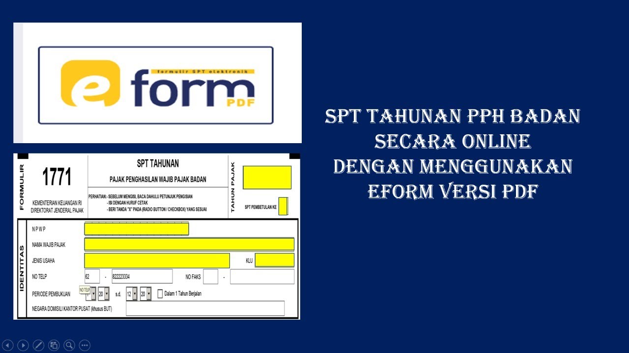 LAPOT SPT BADAN 2021 TERBARU DENGAN EFORM PDF. LEBIH CEPAT DAN PRAKTIS ...