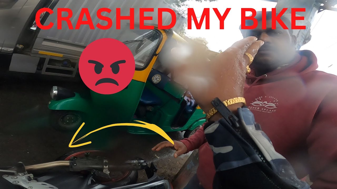 crashed my bike🤬🤬😢ಅವನು ನನ್ನ ಬೈಕನ್ನು ಡ್ಯಾಶ್ ಓಡಾಧನು - YouTube
