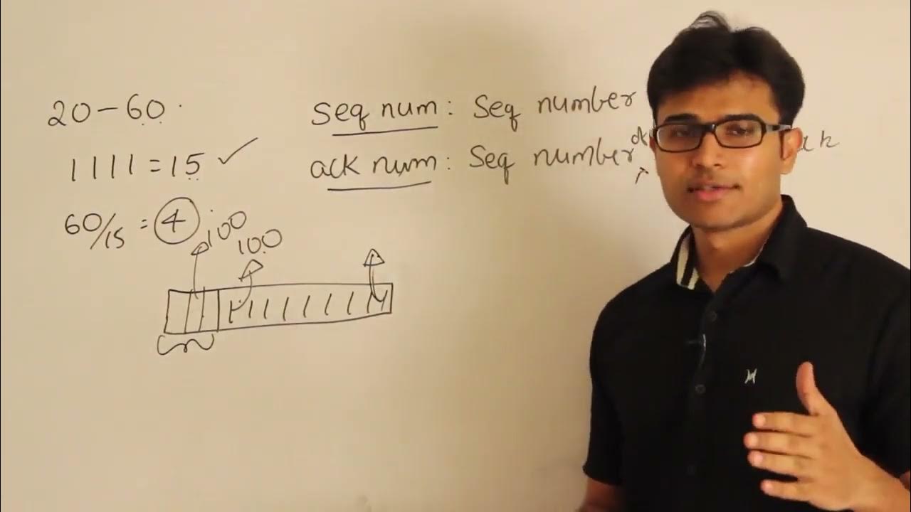 5 Header length and calculation of acknowledgment number - YouTube