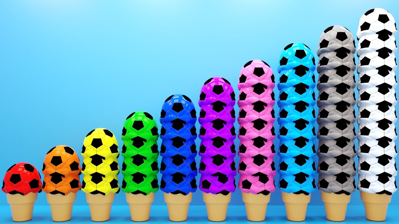 Learn Colors with colorful ice-cream | Finger Family Song - YouTube