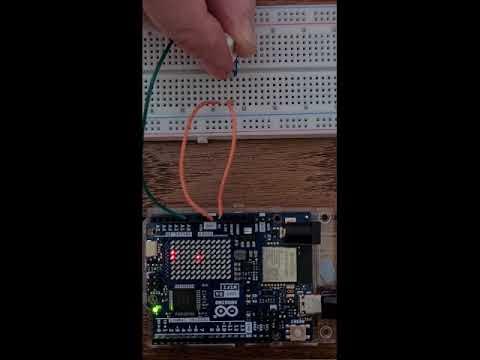 Arduino Uno R4 Matrix Breakout game - YouTube