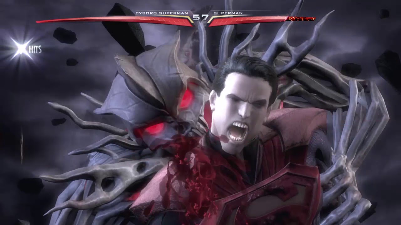 Injustice: Gods Among Us Cyborg Superman vs. Regime Superman - YouTube