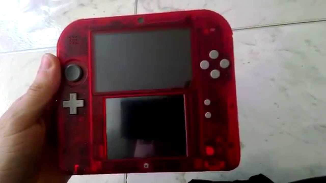Limited Edition Crystal Red Clear 2ds Unboxing - YouTube