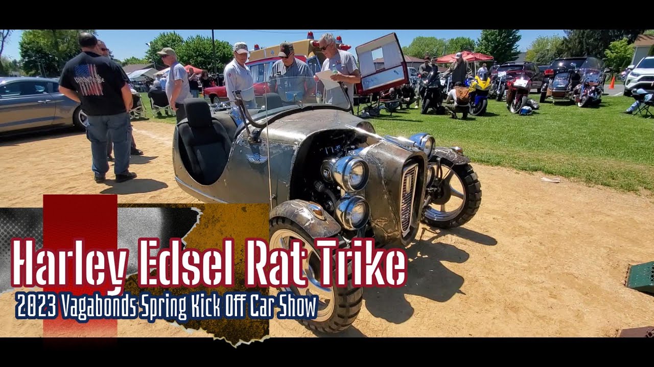Rat Bike Harley Edsel Rat Trike Vagabonds Spring Kick Off Car Show # ...