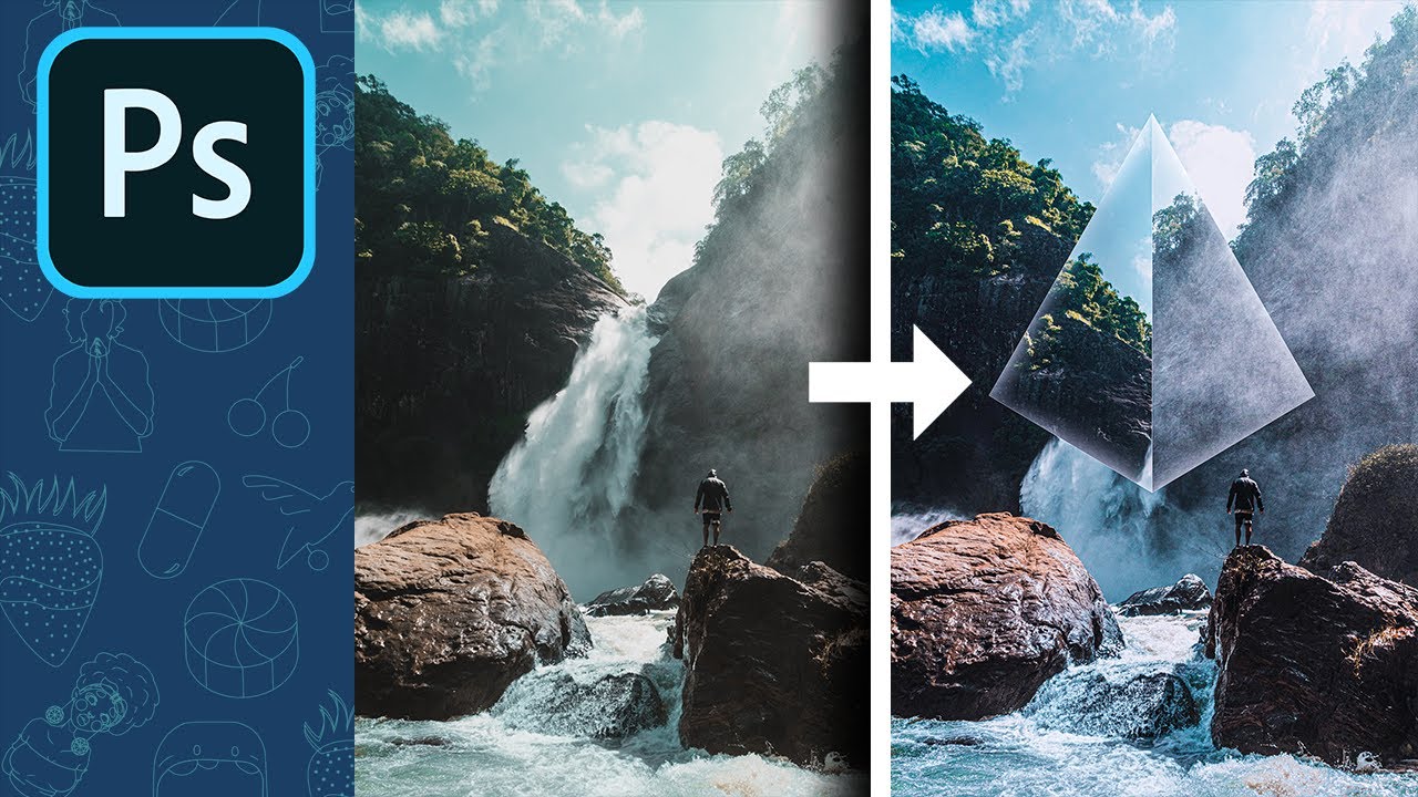 Waterfall | Photoshop Tutorial - YouTube