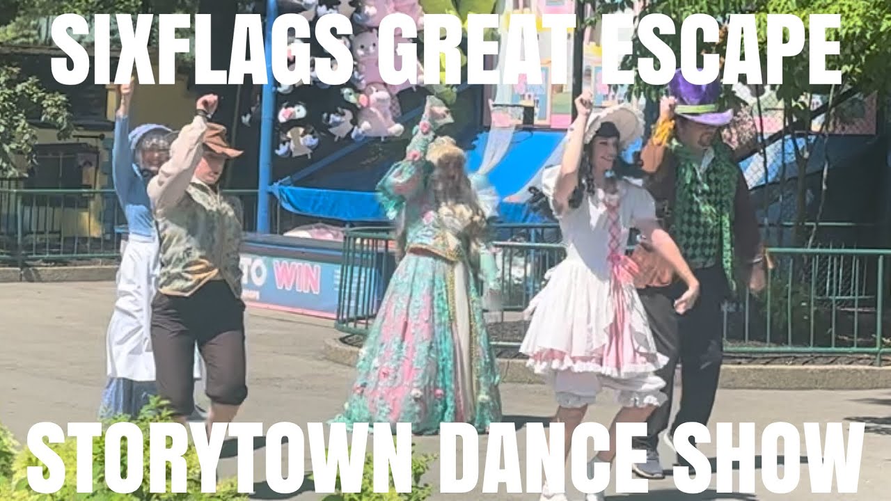 SixFlags Great Escape - Storytown Dance Show - YouTube