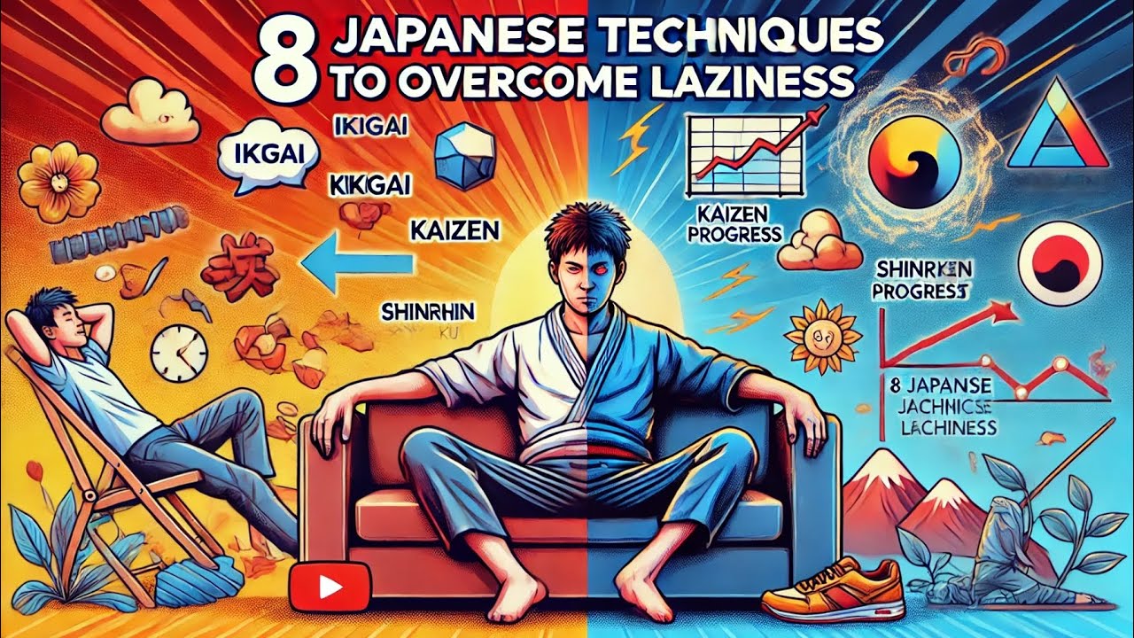 8 JAPANESE TECHNIQUES TO OVERCOME LAZINESS - YouTube