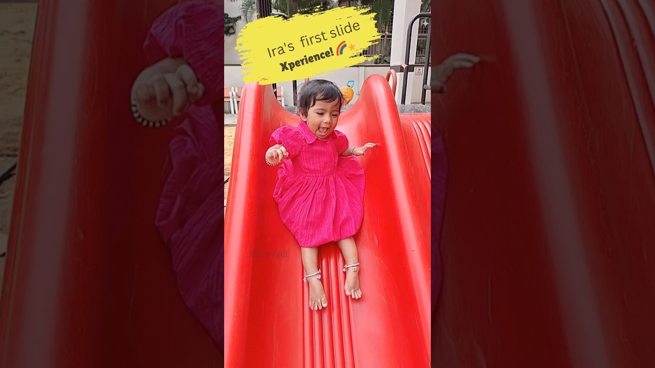 Ira Baby First Slide Xperience #shortvideo #xploreall - YouTube