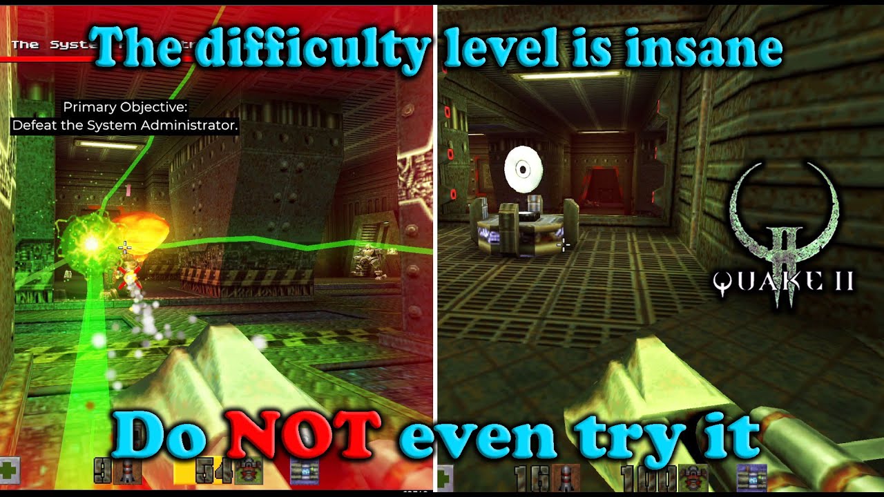 The Final Boss Quake 2 call of the machines - YouTube