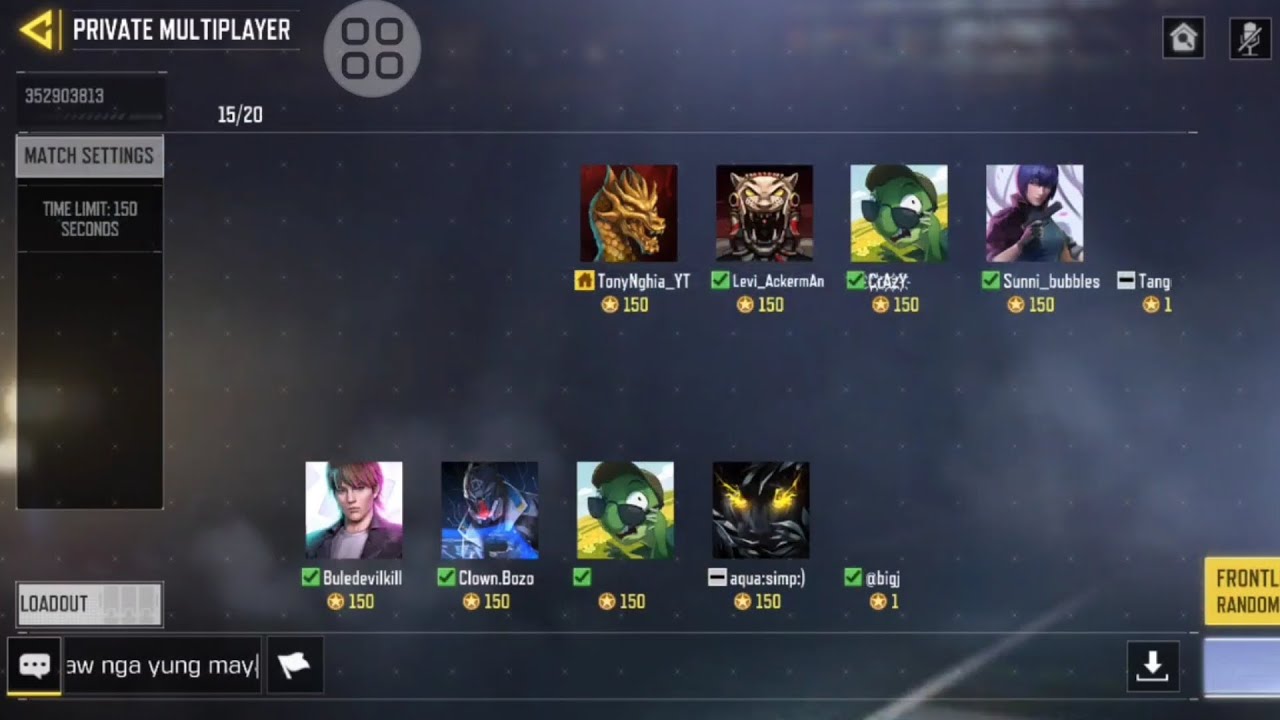 How to join in Private Room in CODM Part 2. Playing with #tonynghia ...