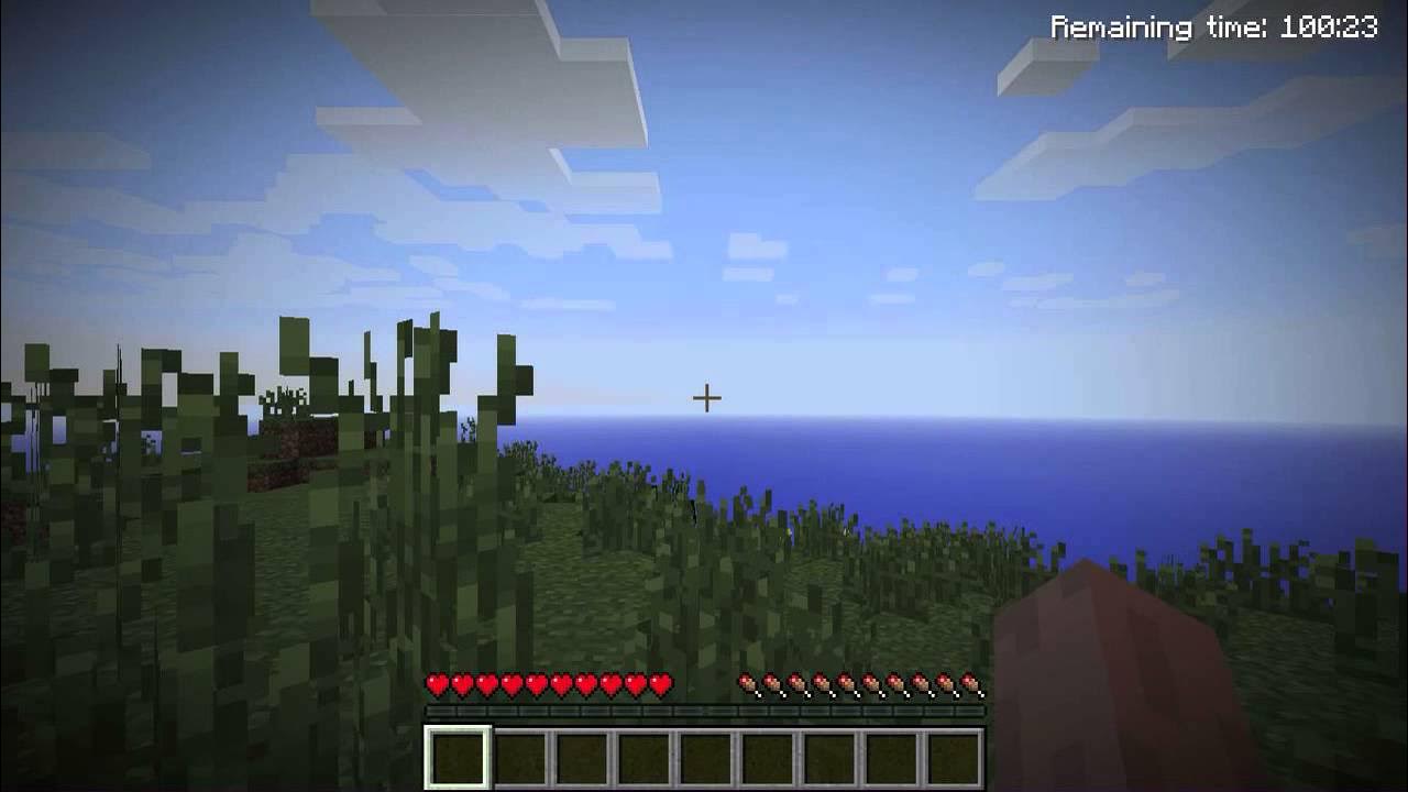 how to change survival into creative in minecraft PC demo - YouTube