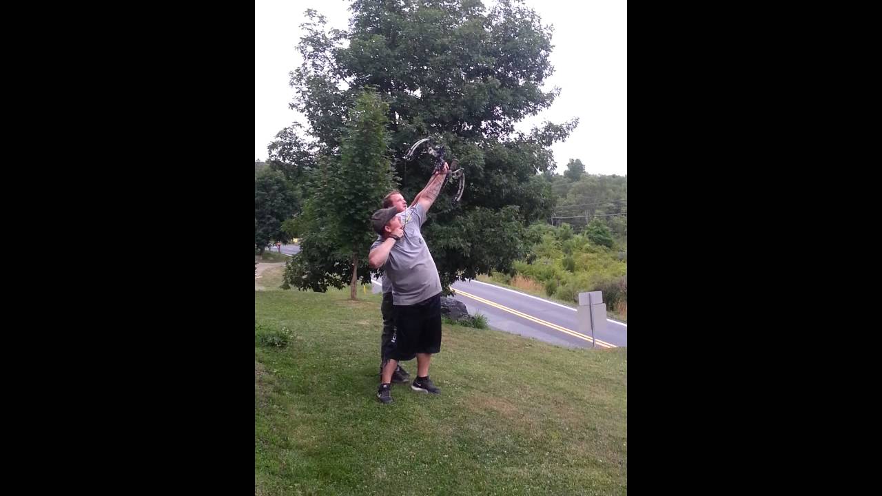 Shooting dynamite with bow and arrow!!! - YouTube