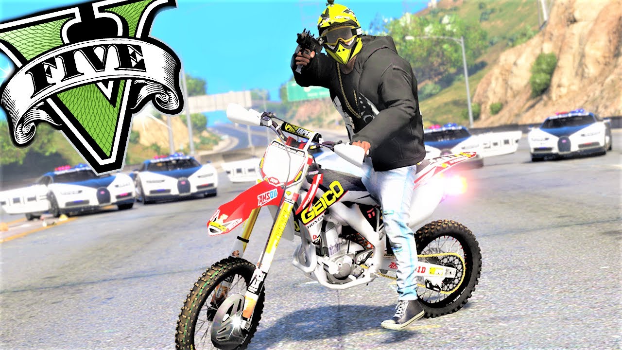 GTA 5| ROBO A TODOS CON MOTOCROSS DE ESPECIALISTA EN GTAV EPICO ...