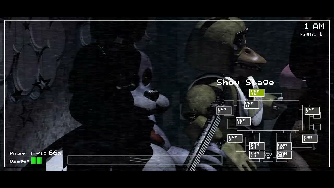 fnaf 1 game over - YouTube