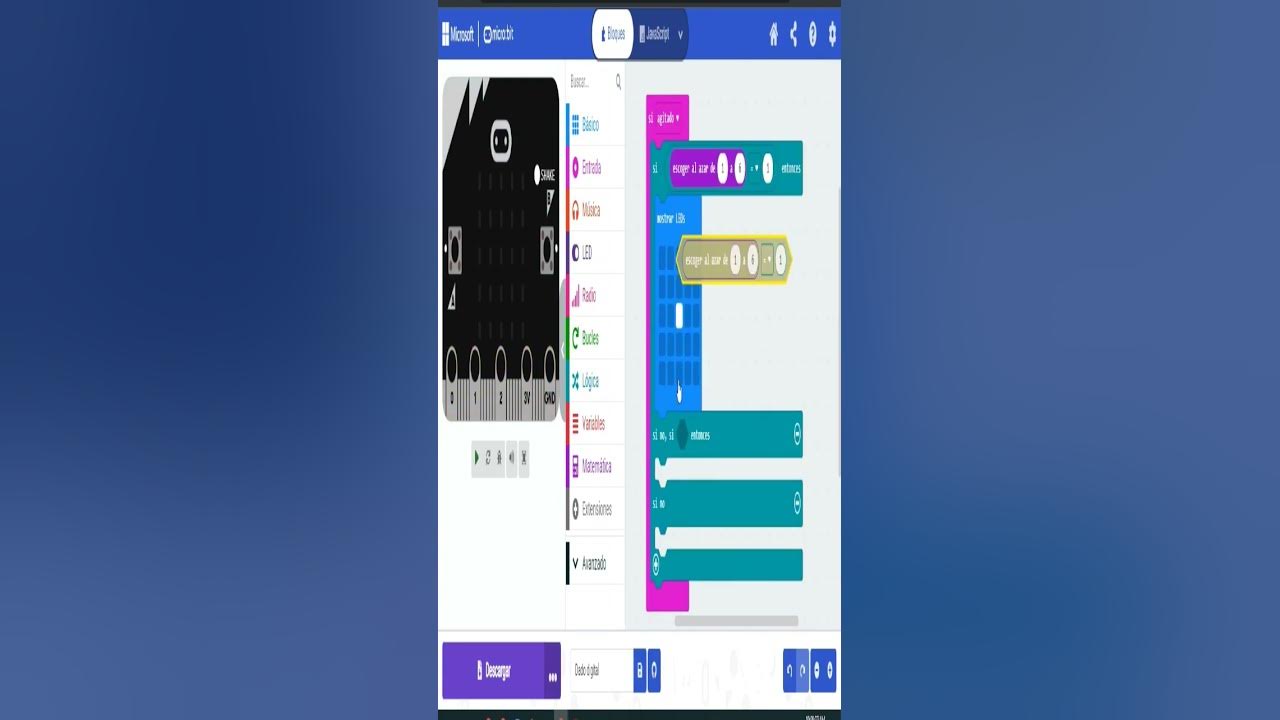 Dado digital muy fácil de programar en MAKECODE usando Micro:bit #steam #capsulaeducativa - YouTube