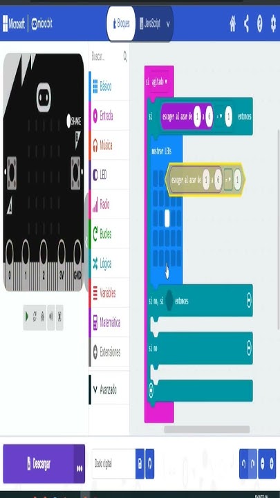 Dado digital muy fácil de programar en MAKECODE usando Micro:bit #steam #capsulaeducativa - YouTube