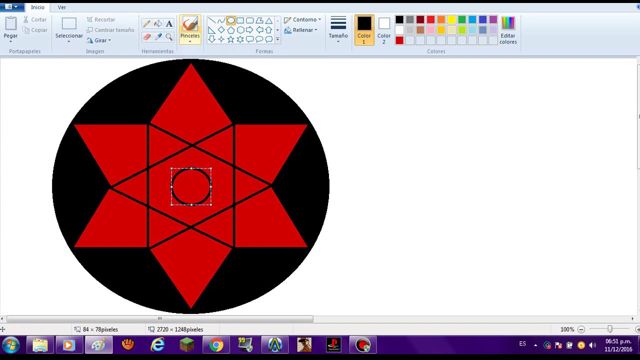 Tutorial Como Hacer El Mangekyou Sharingan De Sasuke Uchiha - YouTube