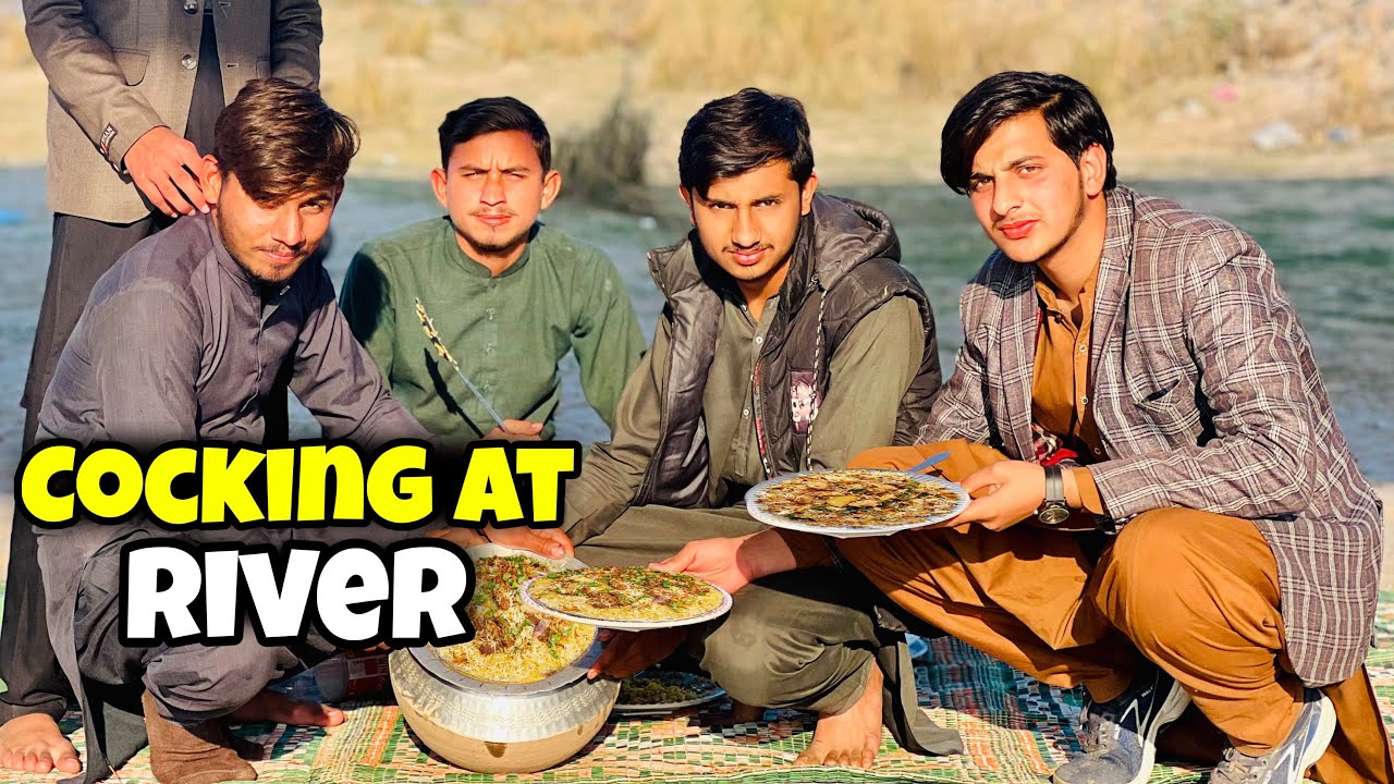 Cooking Chicken Biryani Under a Bridge with Friends | Outdoor Food Vlog ...