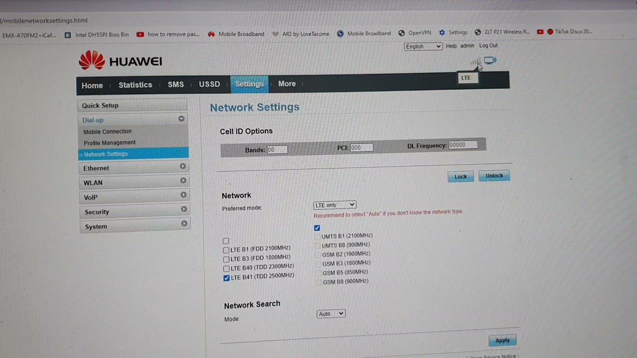 Paano e set up ang b315s-936 at b310as-938 kapag na reset - YouTube
