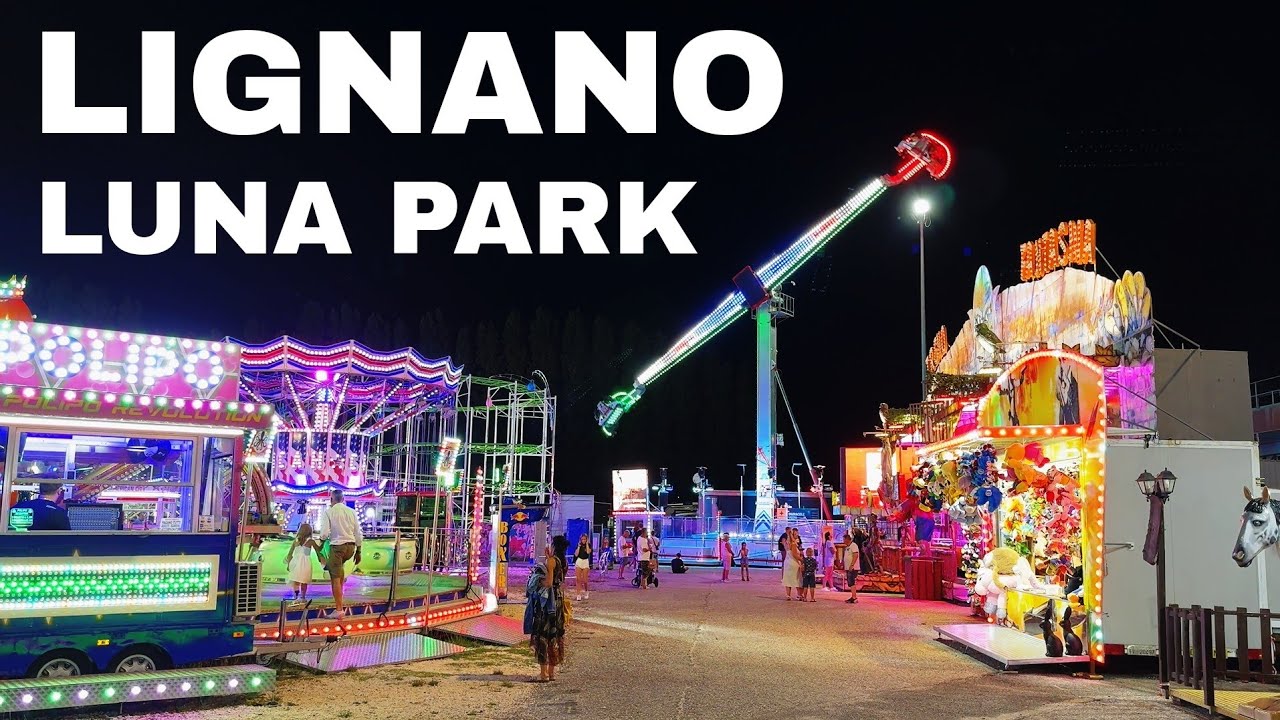 Lignano Sabbiadoro Italy - Luna Park - YouTube