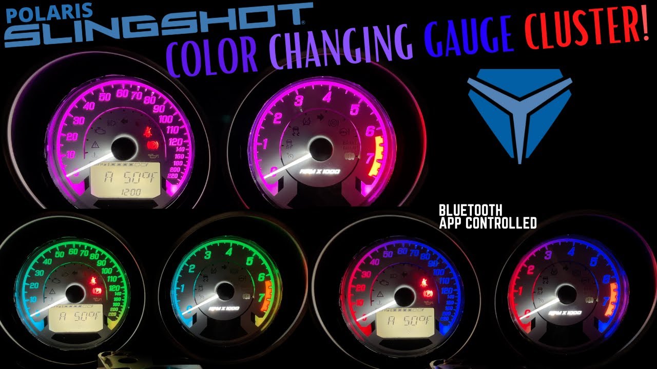 Color Changing Polaris Slingshot Cluster! - YouTube