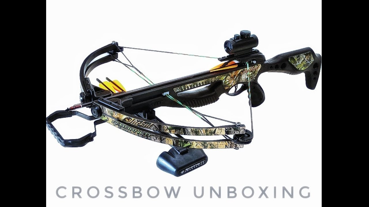 Barnett Jackal Crossbow Unboxing - YouTube