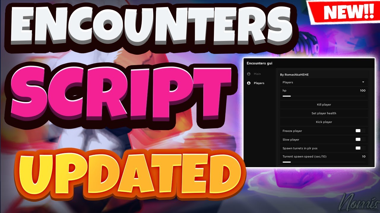 [NEW] Encounters Script | Overpowered Script | Infinite Stats - YouTube
