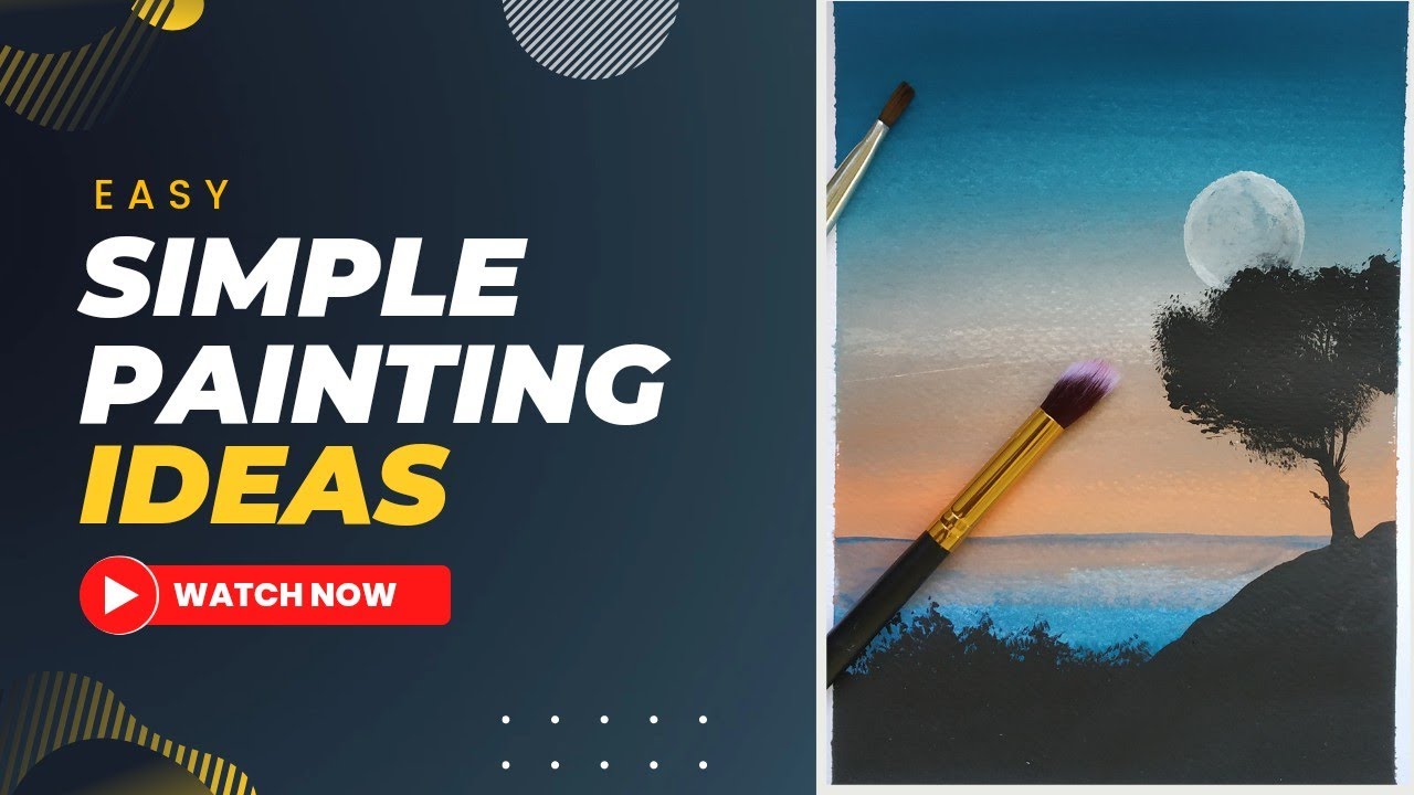 Easy & Simple Poster Color Painting | Step by Step Painting Tutorial ...