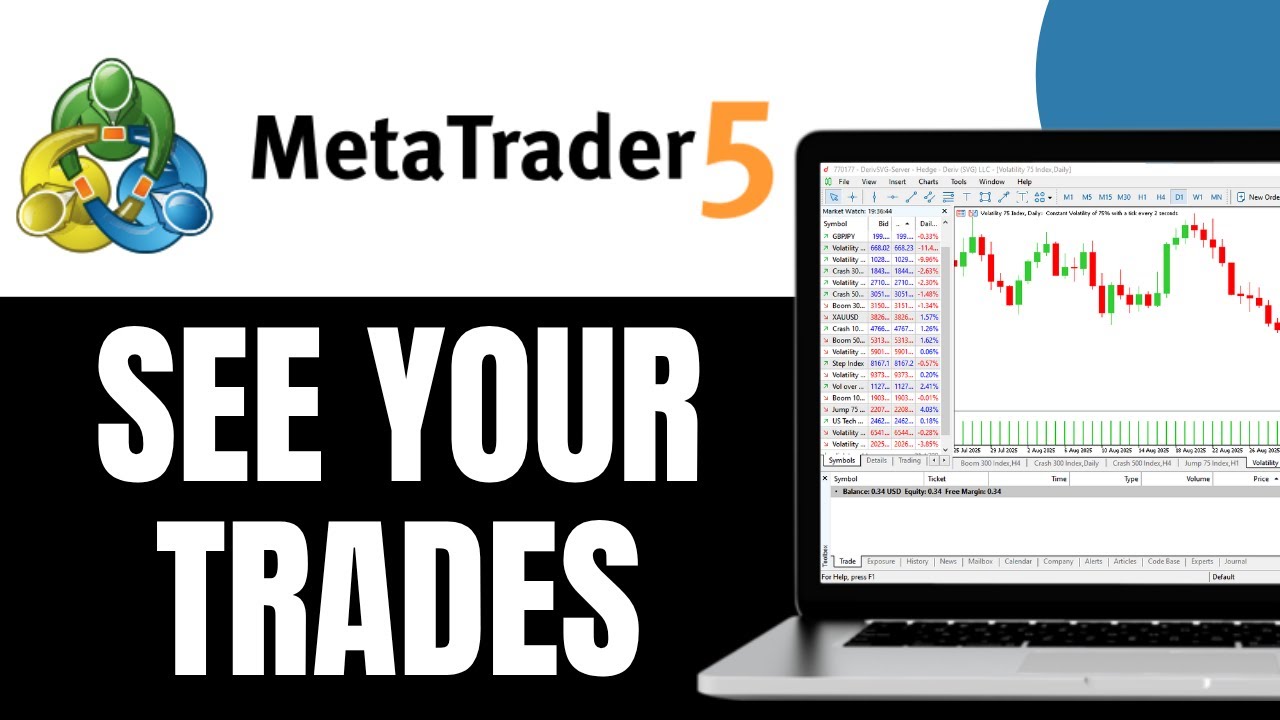 How To See Your Trades On MT5 PC - Step By Step - YouTube