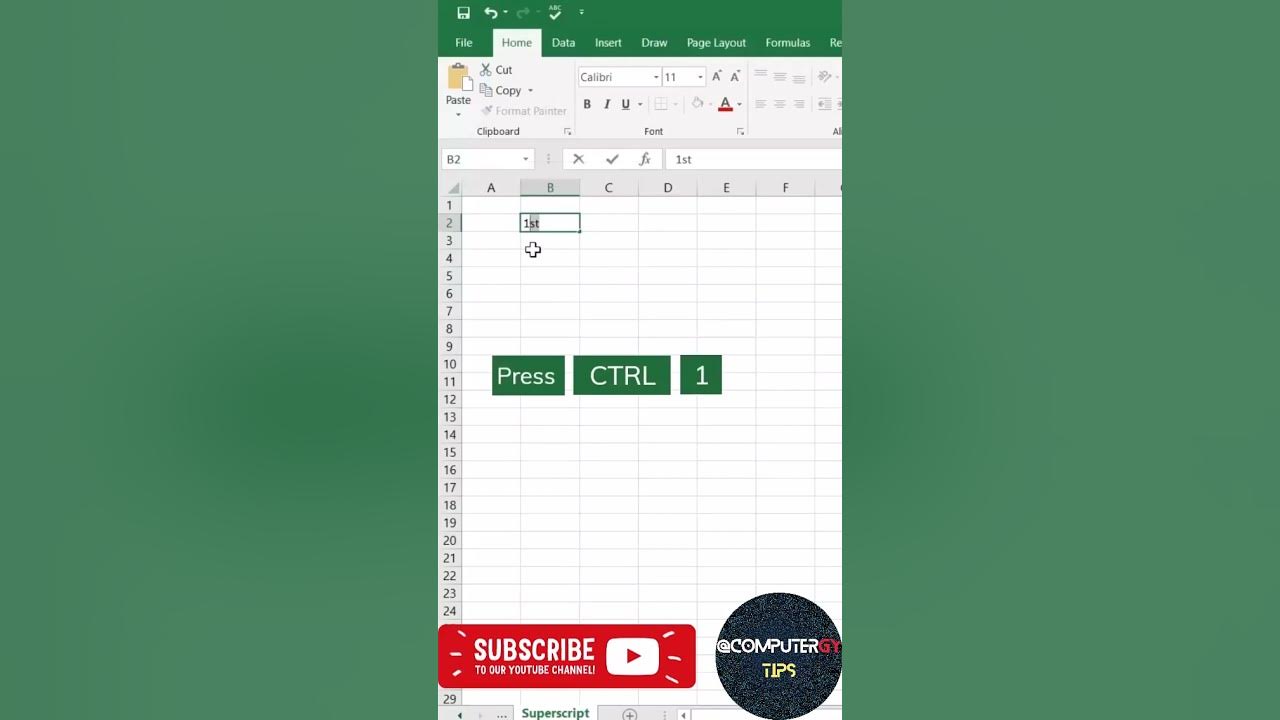Excel Format Text As SuperScript YouTube excel-format-text-as-superscript-youtube